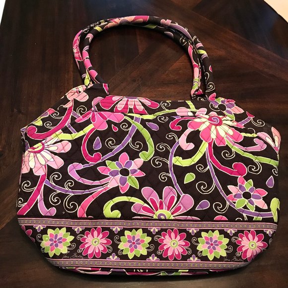Vera Bradley | Bags | Vera Bradley Purple Punch Medium Tote | Poshmark